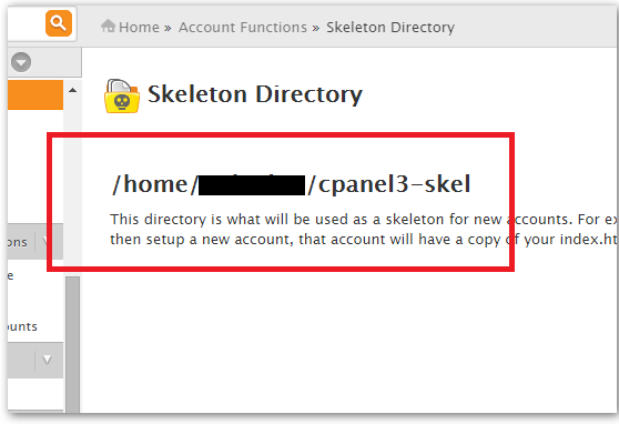 How to Customize the Skeleton Directory of my Reseller Hosting Account ...