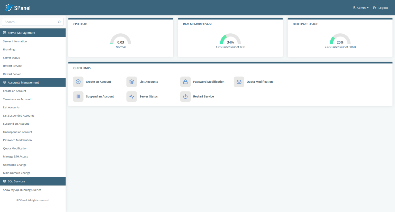 Getting Started with SPanel - Knowledge base - ScalaHosting
