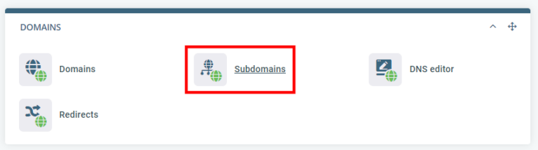 How to Create a Subdomain - Knowledge base - ScalaHosting