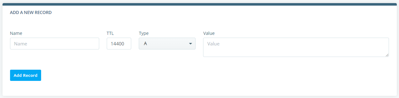 How to Add a DNS A record - Knowledge base - ScalaHosting