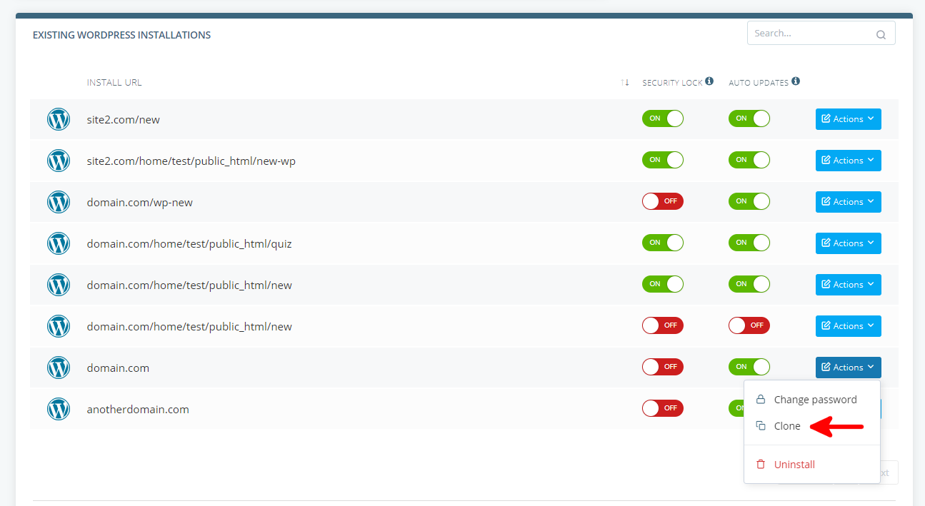 How to Create a Staging Site - Knowledge base - ScalaHosting