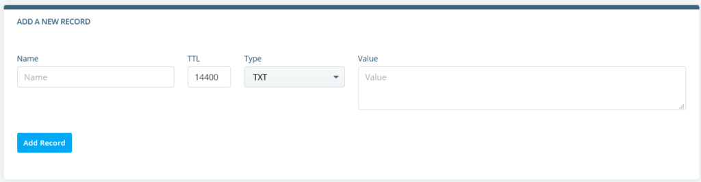Add an SPF record - Knowledge base - ScalaHosting