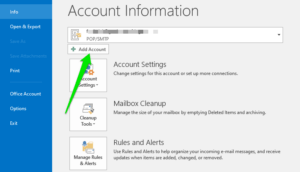 Manually Add Email Account to Outlook 2016 (Windows) - Knowledge base ...