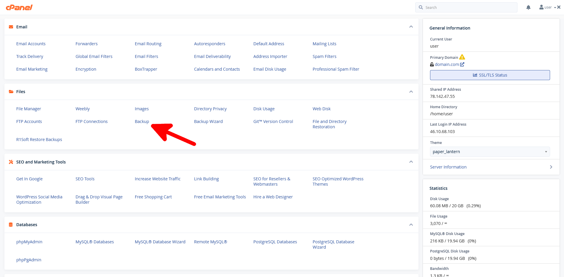 How to Generate a Full Backup in cPanel - Knowledge base - ScalaHosting